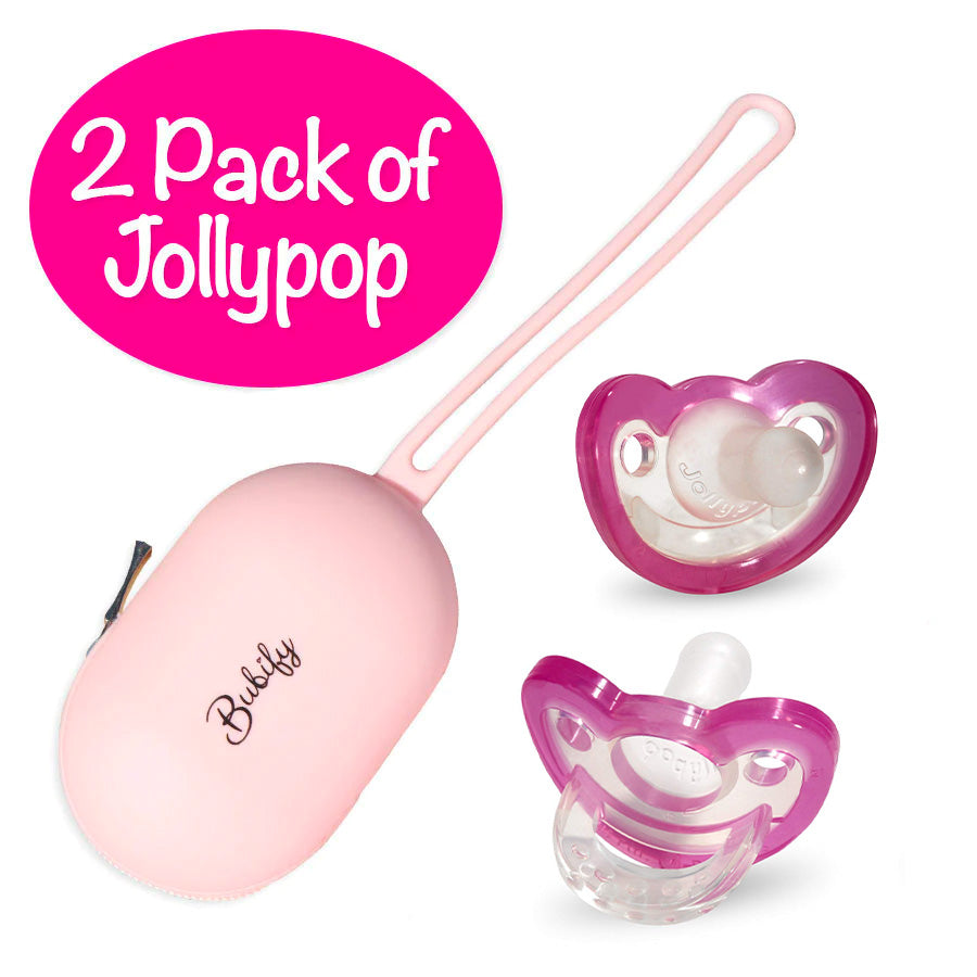 Jollypop Silicone Pacifier Case with 2 Jollypops – Atris Australia