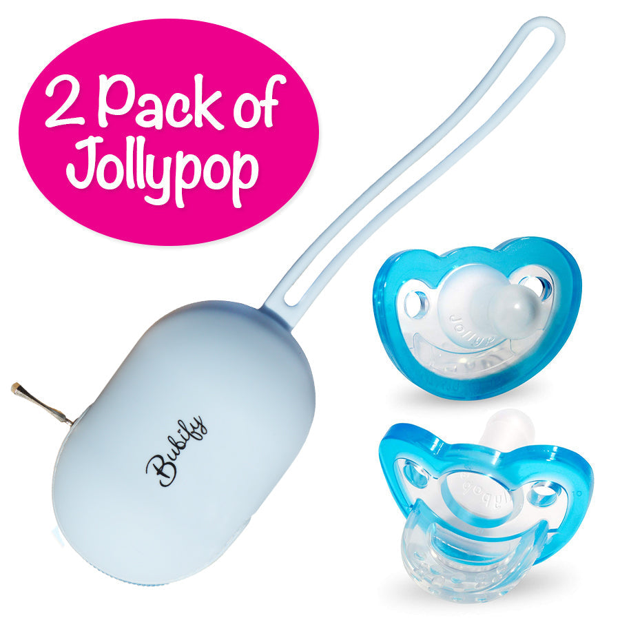 Jollypop Silicone Pacifier Case with 2 Jollypops – Atris Australia