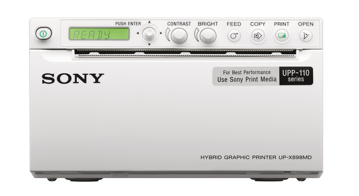 Sony Thermal Printer UP-X898MD A6 Analog and Digital Black and White ...