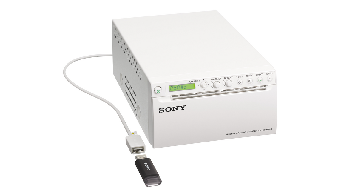 Sony Thermal Printer UP-X898MD A6 Analog and Digital Black and White ...