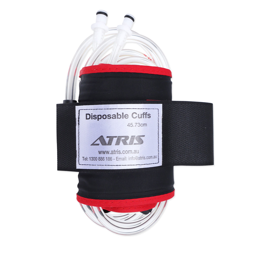 Single Use - Sterile Tourniquet Cuff - Standard Arm 18", Dual Hose ...